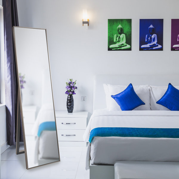 Andrew Gerard Mirrors Alms Rectangle Free Standing Mirror & Reviews ...