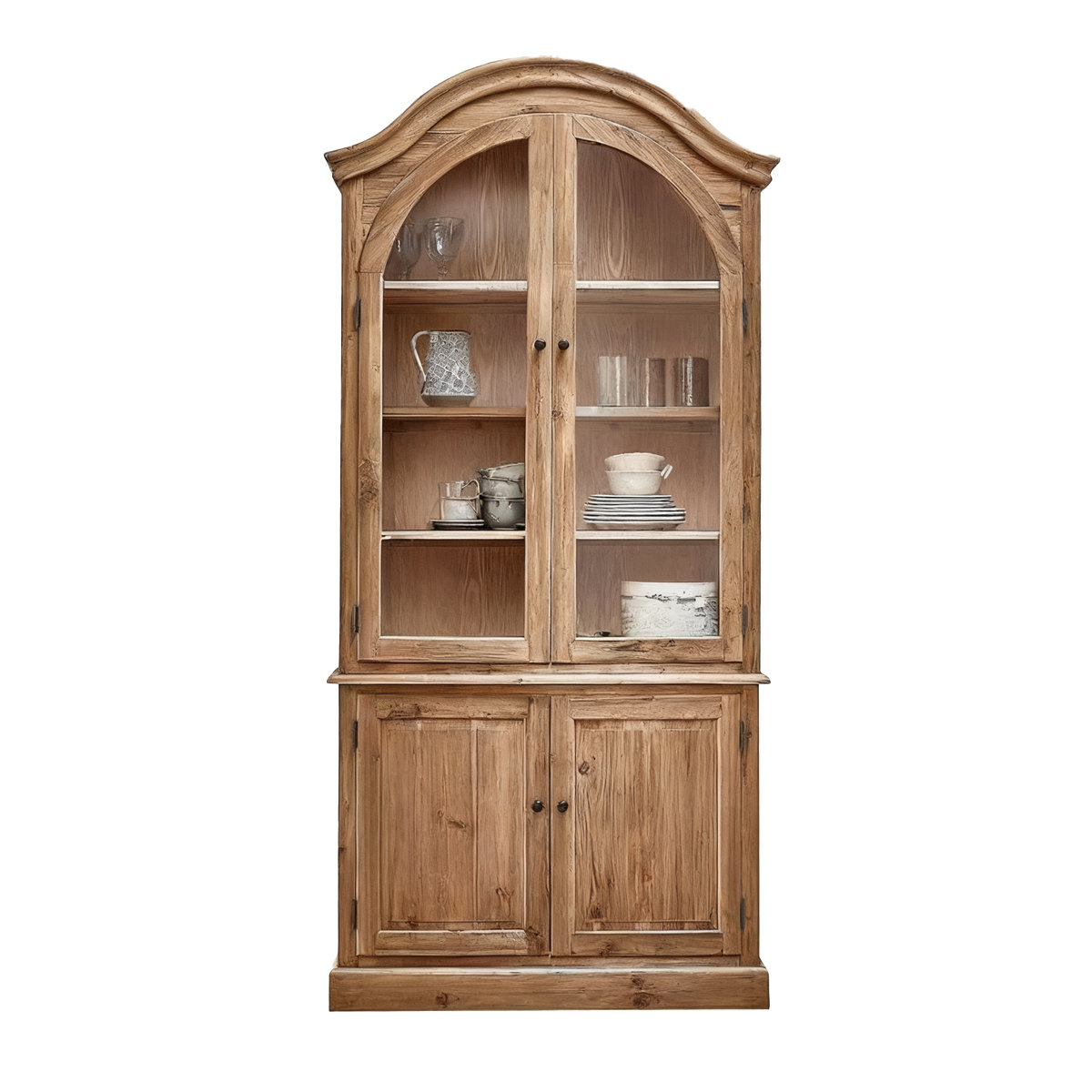 junming Brown Solid Wood Display Cases | Wayfair