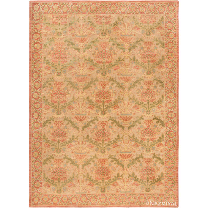 Nazmiyal Collection Vintage Lattice Pattern Spanish Area Rug | Perigold