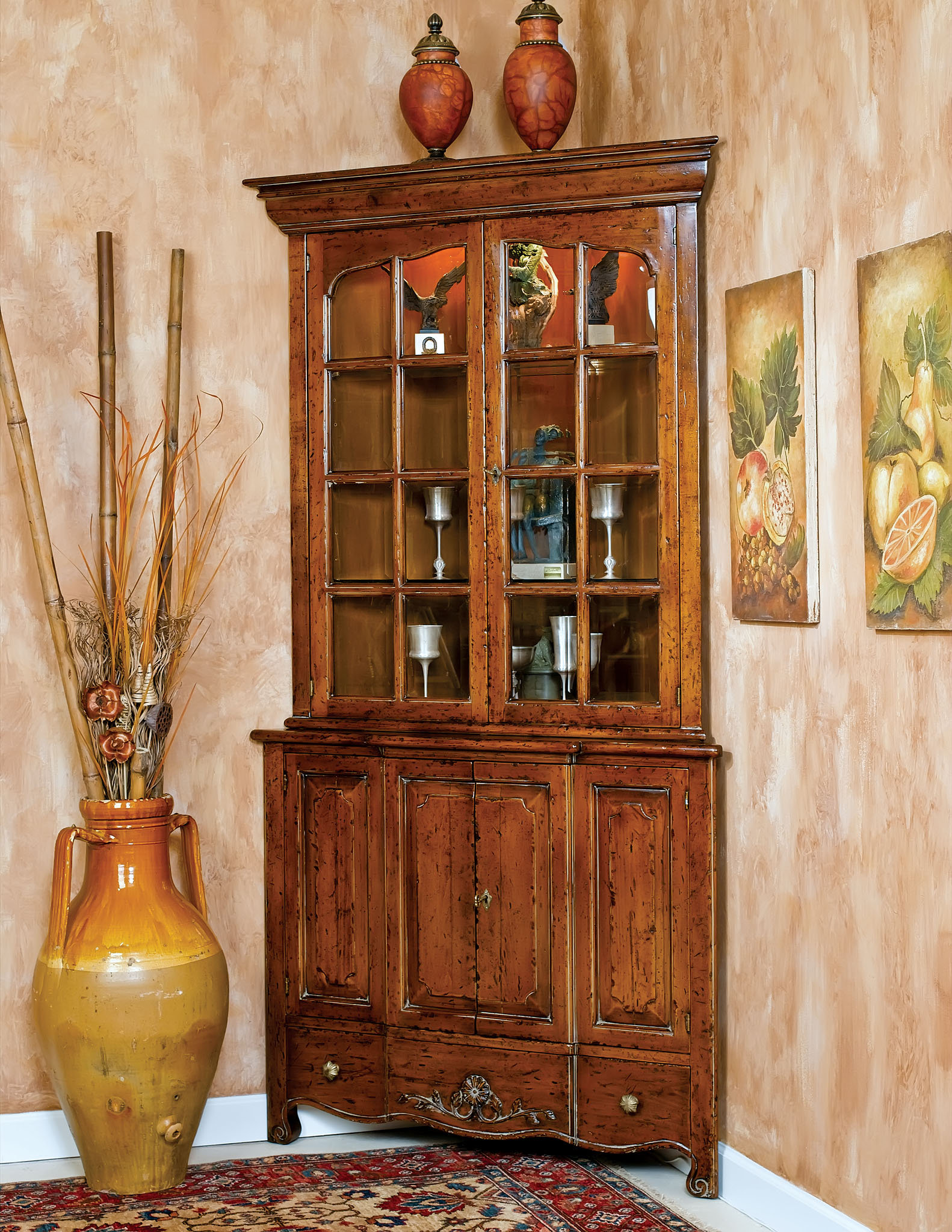 David Michael Lighted China Cabinet | Wayfair