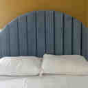 Willa Arlo™ Interiors Culbert Velvet Solid Wood Panel Headboard ...