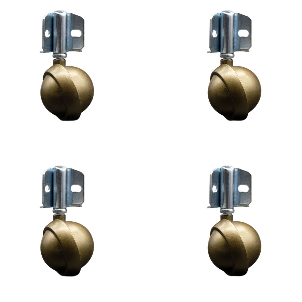 Service Caster Windsor Metal Ball Caster with Corner Mount Bracket ...