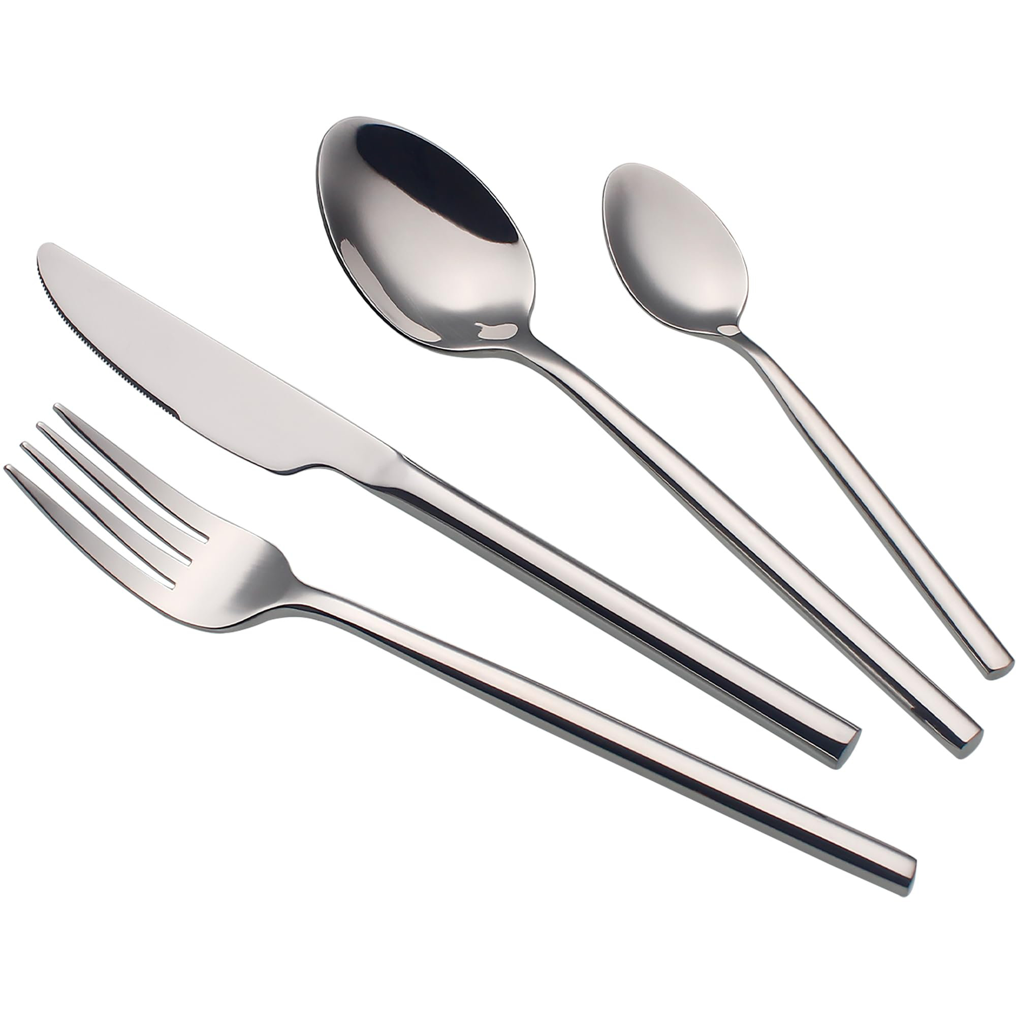 Brayden Studio® 24 Piece Silverware Set For 6 Heavy Duty 18/10 ...