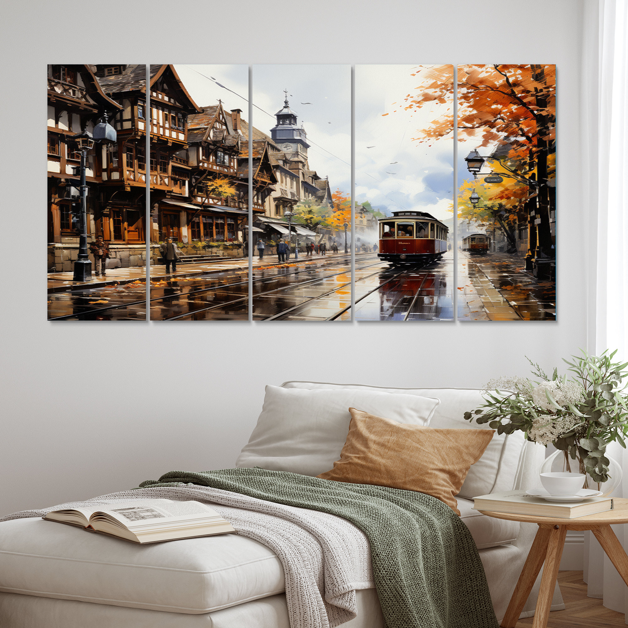 Winston Porter Germany German Timberline II On Canvas 5 Pieces Print ...