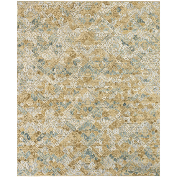 Madison Couture Rugs Nantes Geometric Area Rug in Brown & Reviews ...