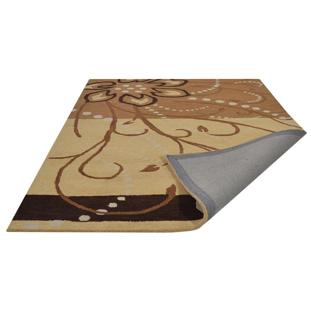 Wildon Home® Ameah HAND TUFTED WOOL ECO-FRIENDLY AREA RUGS, Light Brown ...