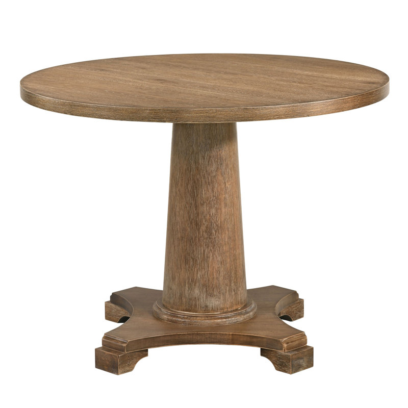Plethoria Stanley Salvaged Oak Round Dining Table | Wayfair