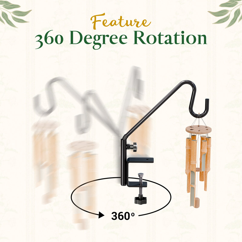 Bme Steel - Railing hook - Black - 11" 2pcs | Wayfair