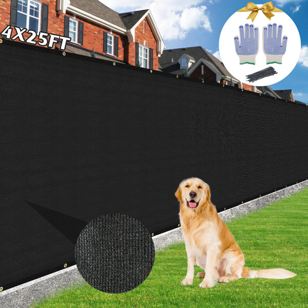 ARC Black Black Polyethylene Fencing | Wayfair