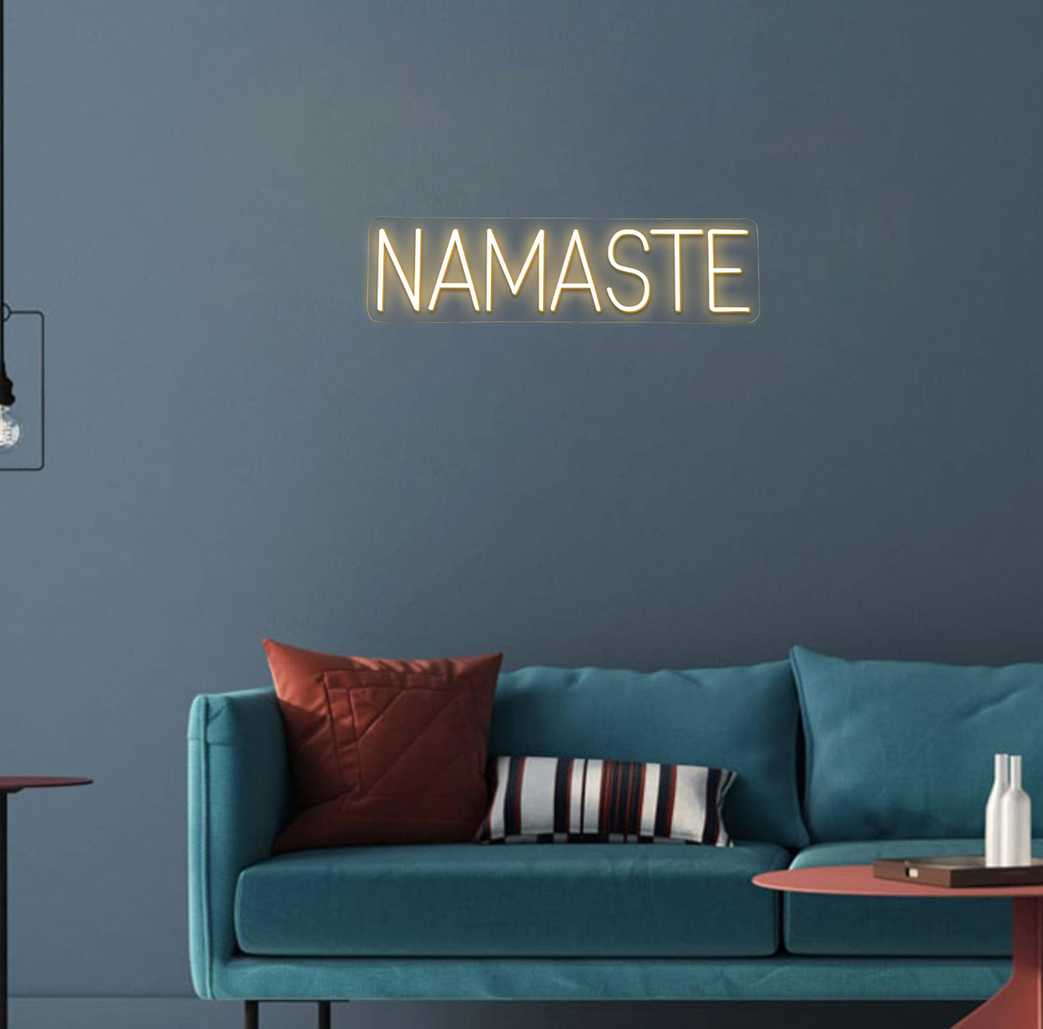 Ivy Bronx Namaste Neon Sign - 8" x 30" | Wayfair