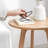 Corrigan Studio® Solid Wood Round Side Table - Minimalist Scandinavian ...