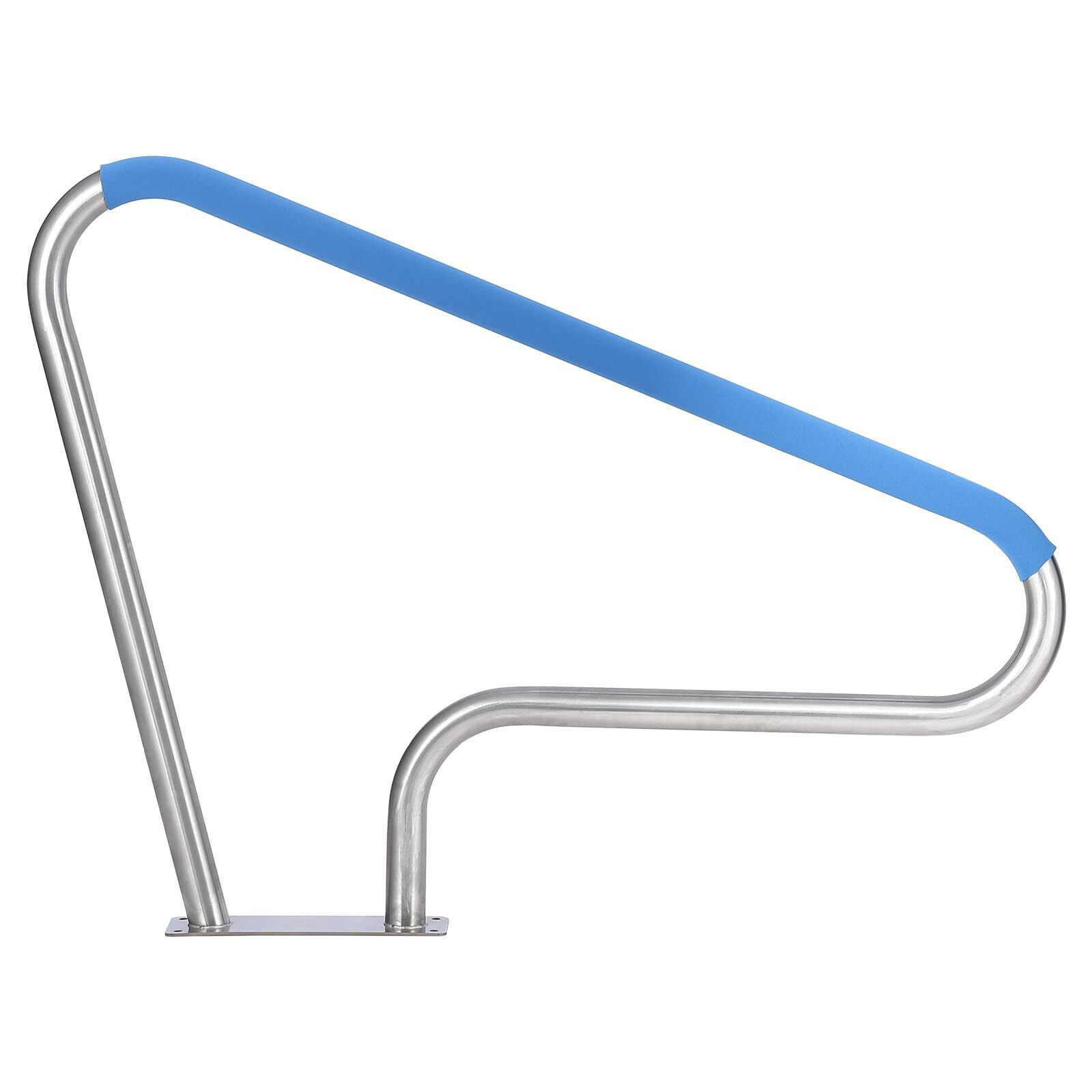 babevy Pool Handrail 48X36 Pool Rail 304 Stainless Steel Silver ...