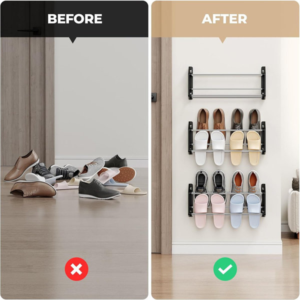 Rebrilliant Hanging Shoe Rack For Rv Organization And Storage, 3 Pack ...