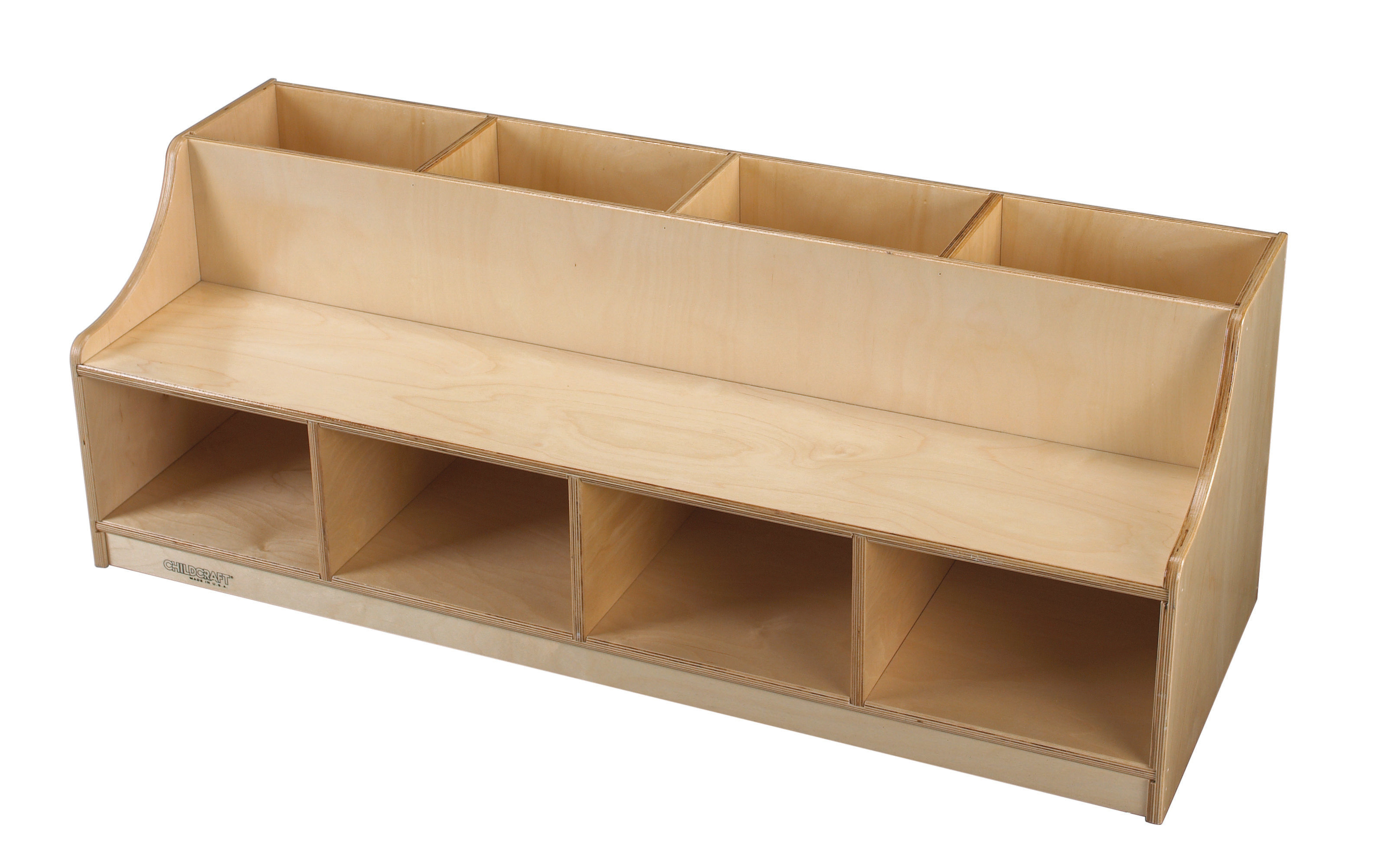 Childcraft Natural Reading Bench with Storage | Wayfair