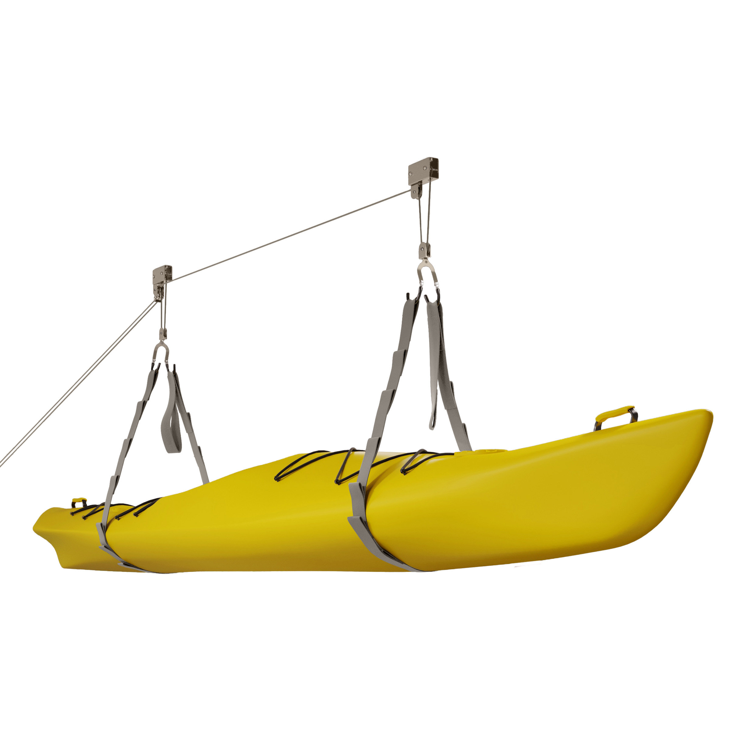 WFX Utility™ Kayak Storage Hoist - Overhead Pulley System with 125lb ...
