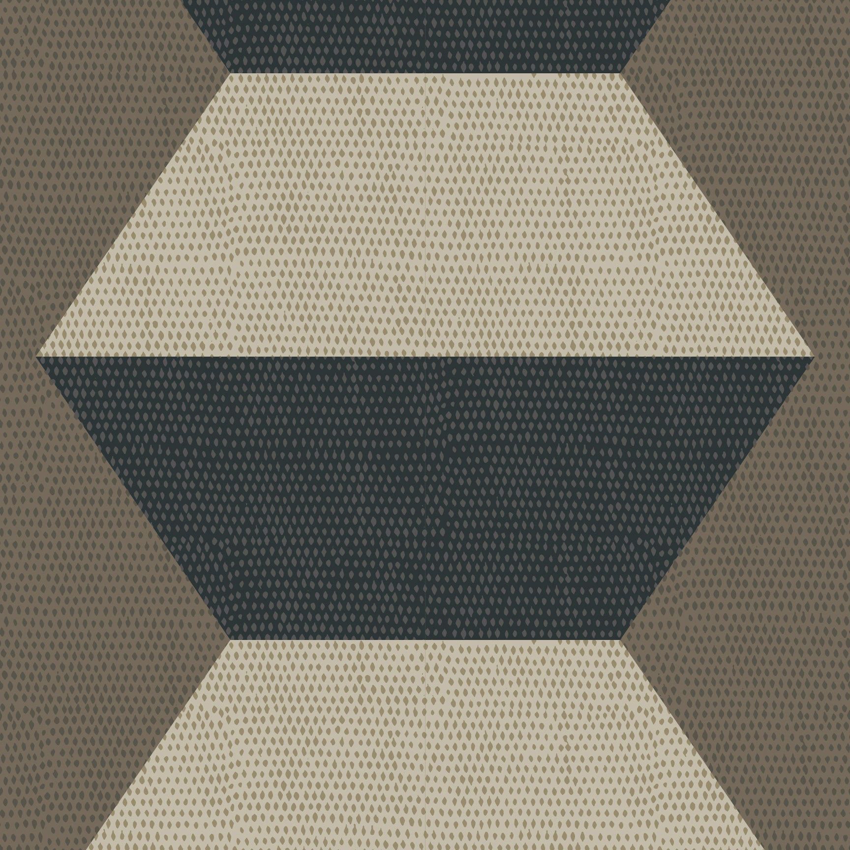 Mitchell Black Infinity Blocks - Coconut Husk Wallpaper | Perigold