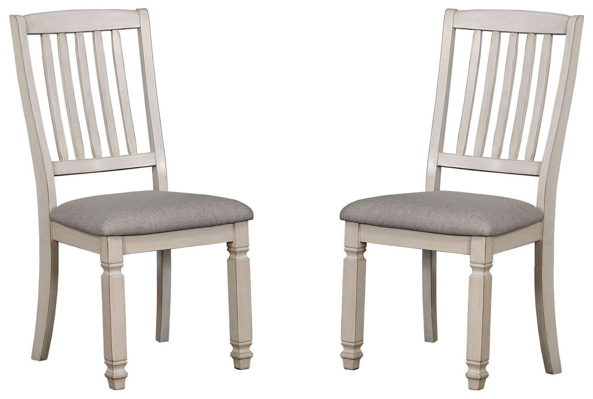 Darby Home Co Abele Fabric Slat Back Side Chairs Dining Chairs ...