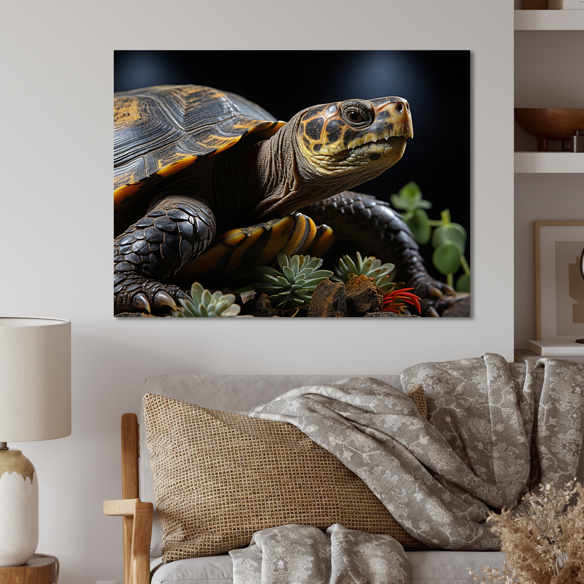 Bay Isle Home™ Closeup Turtle Portrait II - Animals Metal Wall Decor ...