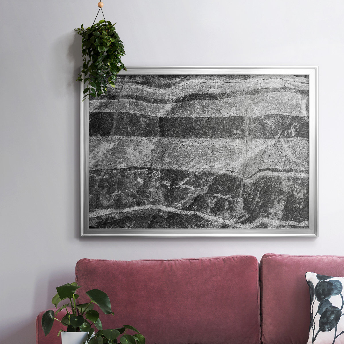 Wrought Studio Found Textures XI-Framed Gallery Wrapped Canvas ...