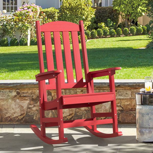 Winston Porter Chaise Adirondack à bascule en plastique Ghadimi et ...