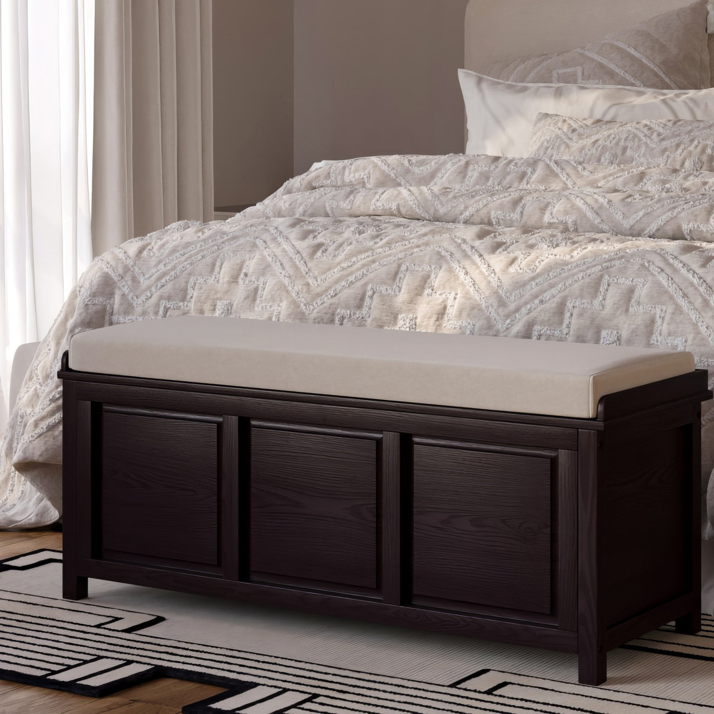 John Louis Home Solid Wood Open Top Storage Bench - Wayfair Canada