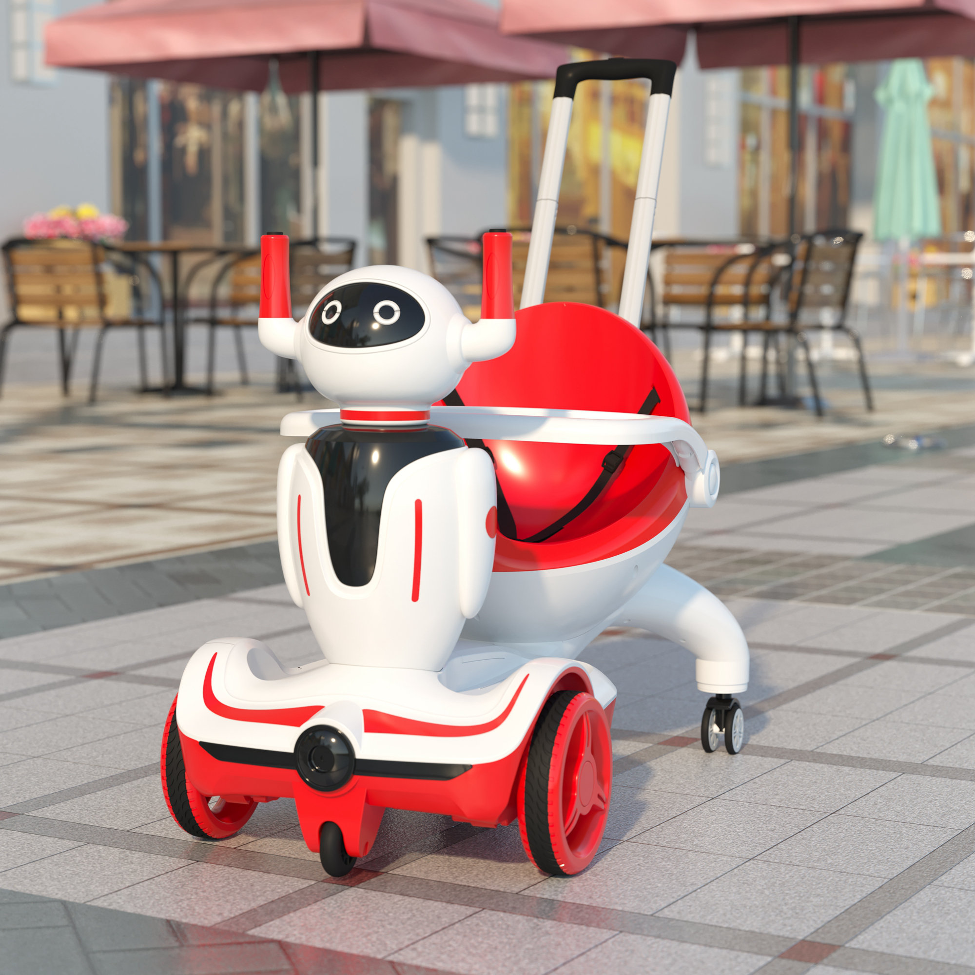 samnewrate Three-in-one Kid’s Electric Robot Buggy Toy Car Vehicle ...