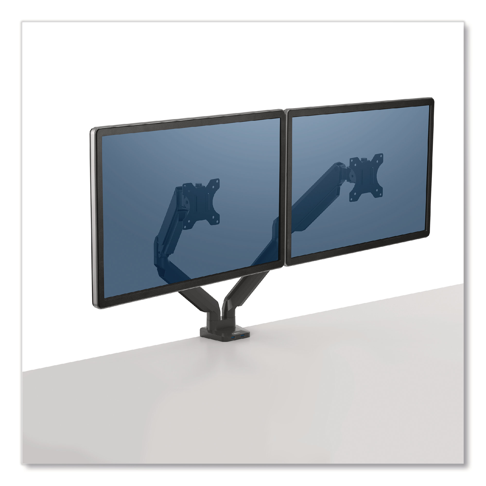 Fellowes® Black Tilt Multi Screen Desktop Mount, Holds up to 20 lbs ...