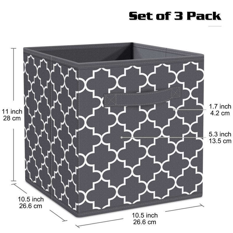 Red Barrel Studio® Fabric Storage Bin Set | Wayfair