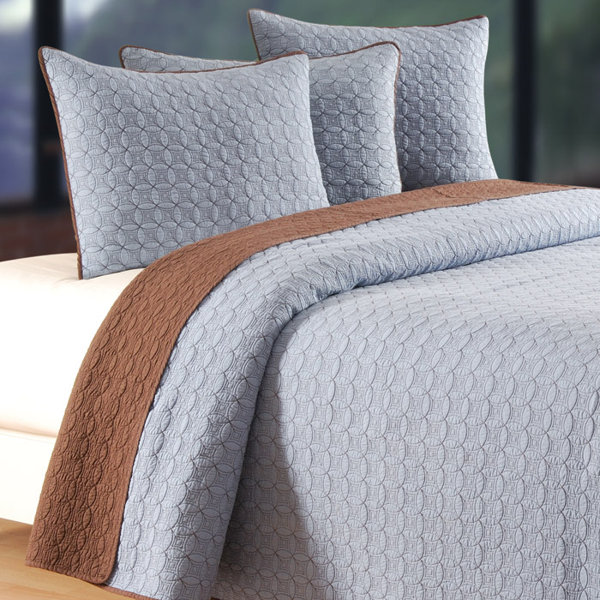 Charlton Home® Indre Modern & Contemporary Cotton Quilted Geometric ...