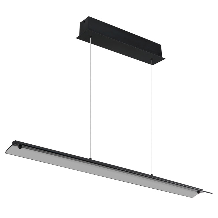 Ivy Bronx Black metal pendant light, 1x LED | Wayfair.co.uk