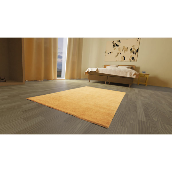 Morgenland Uni Solid Colour Hand Loomed Rectangle 40cm X 60cm Area Rug ...
