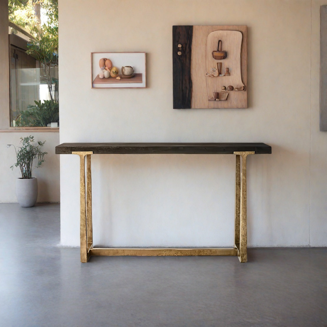 Hokku Designs Modern Minimalist Console Table | Wayfair