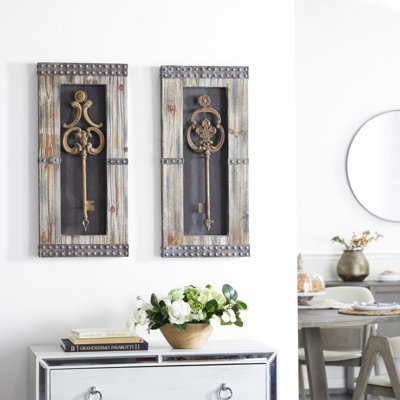 skeleton key wall art
