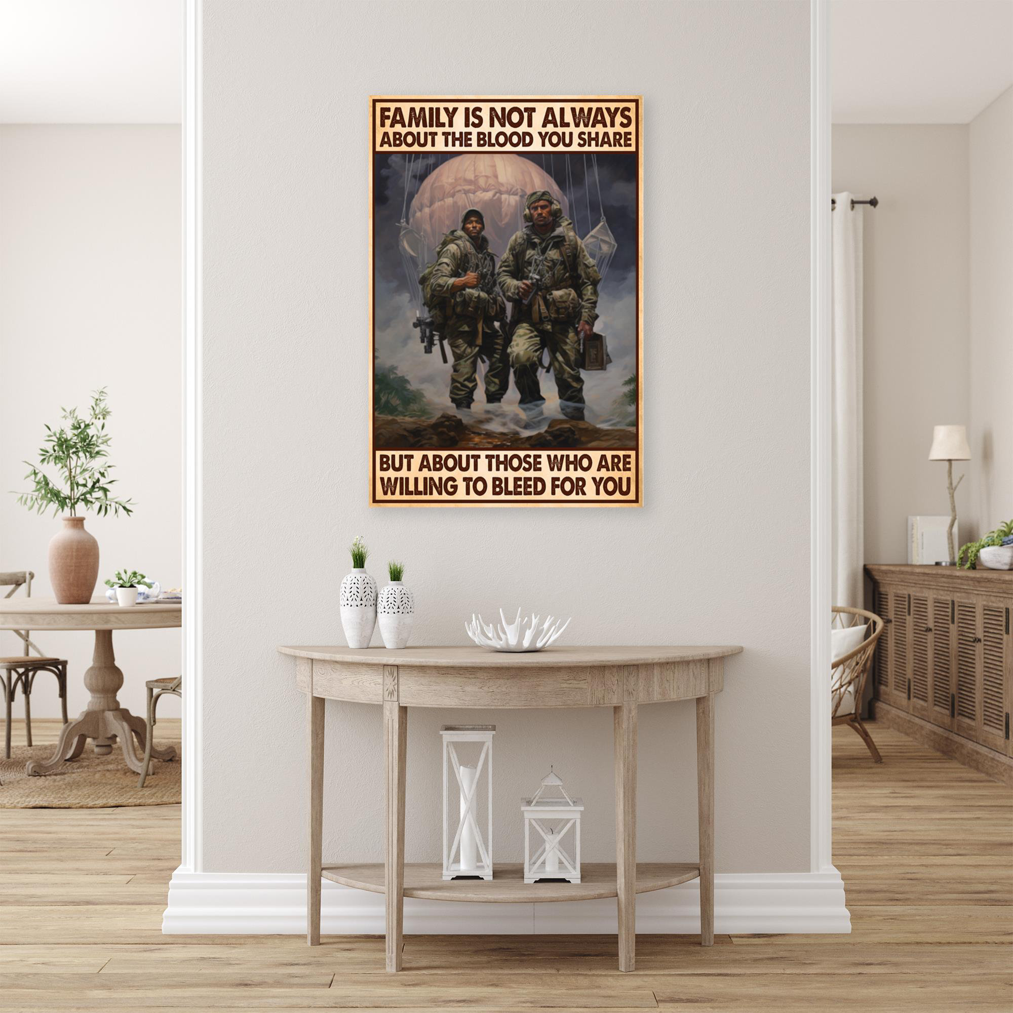 Trinx Soldier Family To Bleed For You 1 On Canvas Print - Wayfair Canada