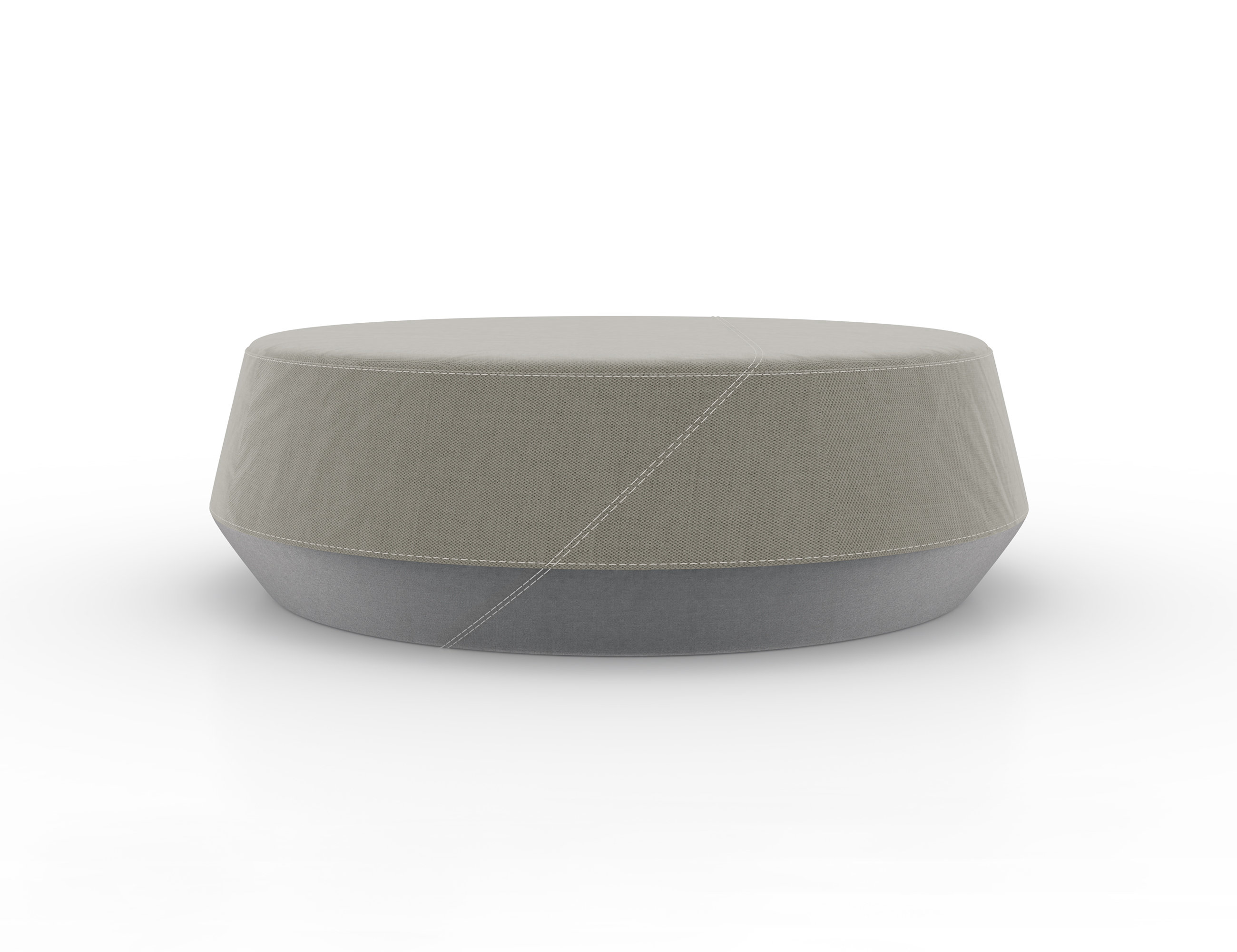Friant Pog II Fabric Pouf with Round Shape, Upholstery, Flexibility ...