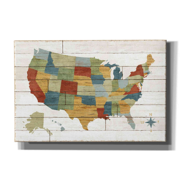 Millwood Pines Epic Graffiti 'Barnboard Map No Words' By Sue Schl ...