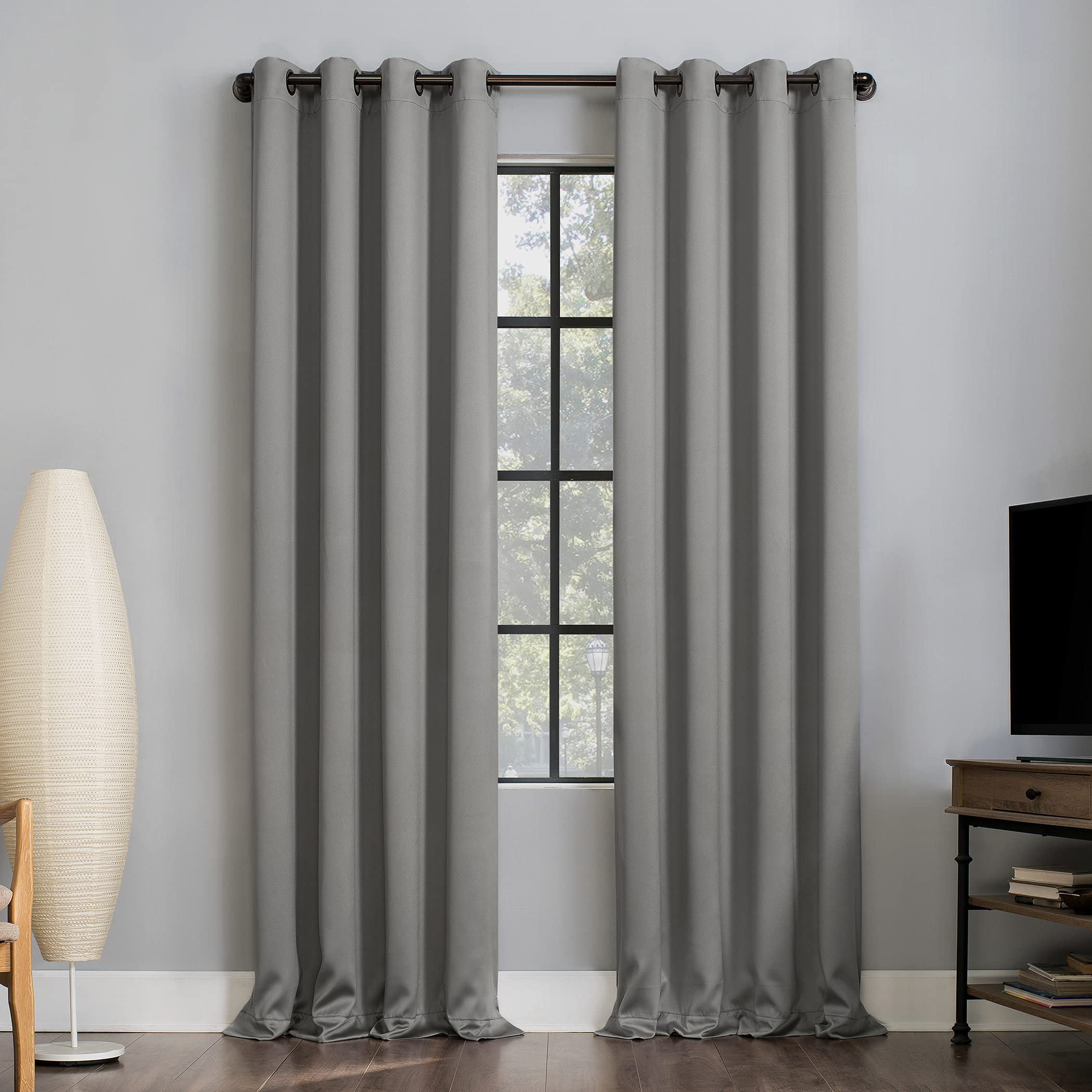 Hokku Designs Latinia Metal Blackout Curtain Pair | Wayfair