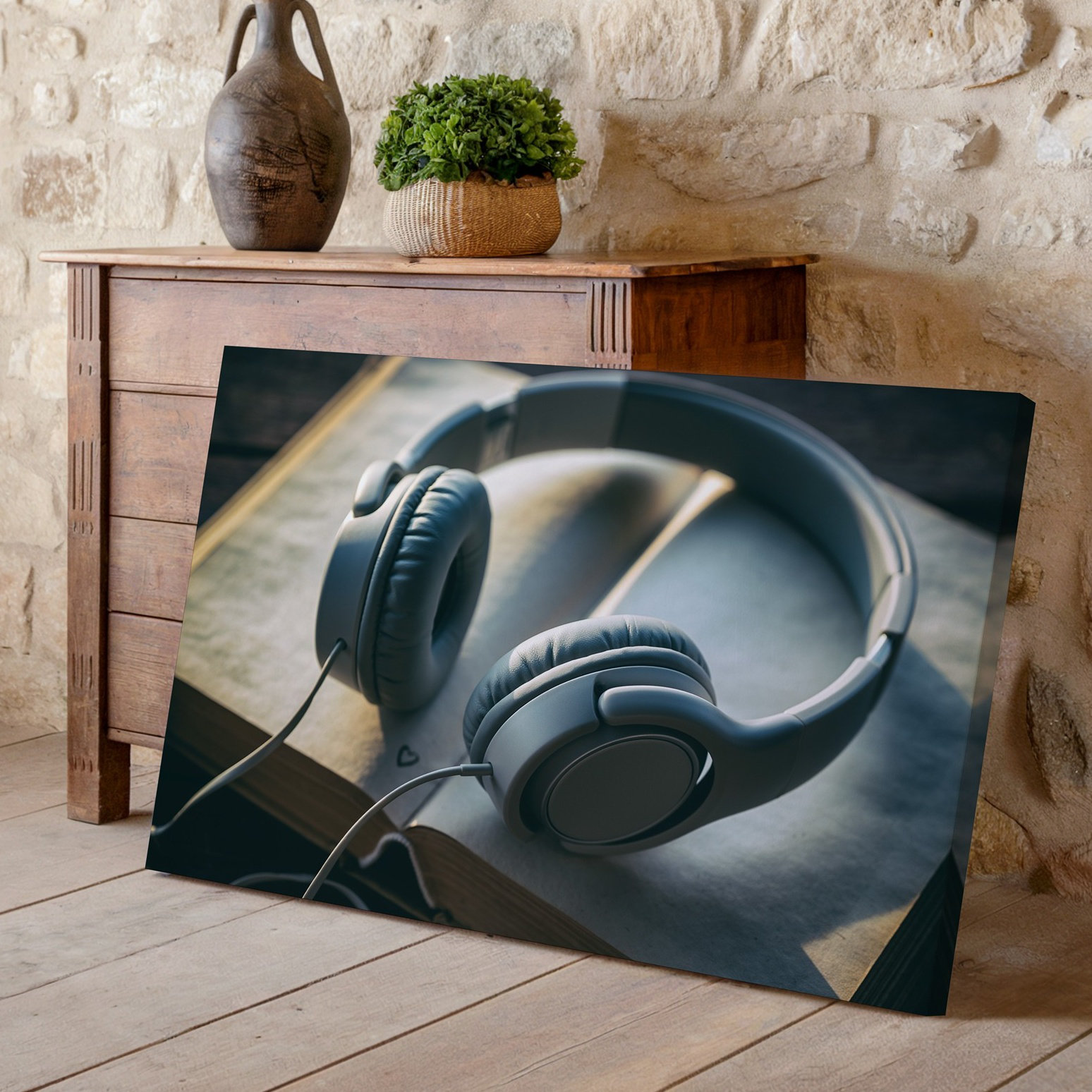 Winston Porter Canvas A Cozy Intimate Scene Featuring A Pair Of Modern ...