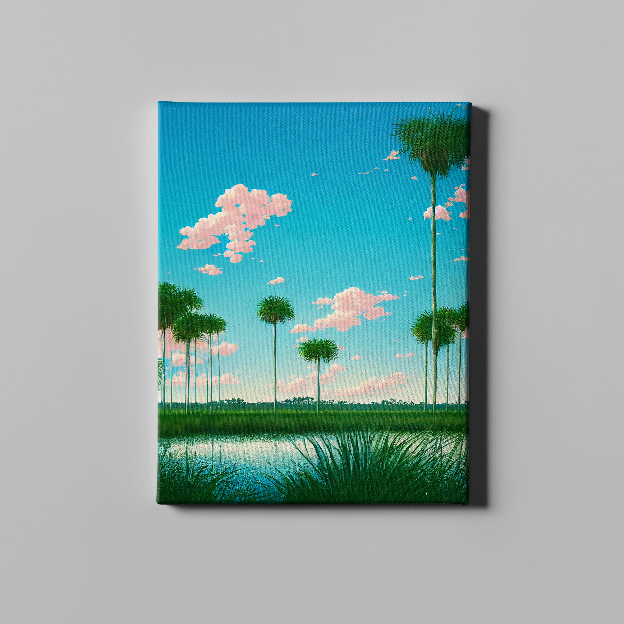 Bayou Breeze Elegant Everglades Portrait - Wrapped Canvas Painting ...