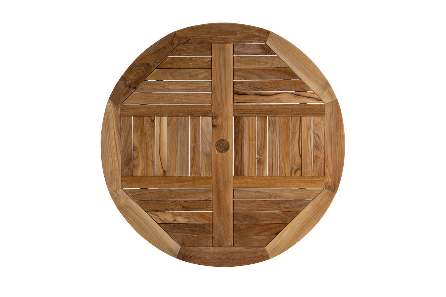 Willow Creek Designs Huntington Round 4 - Person 40'' Long Teak Bar ...