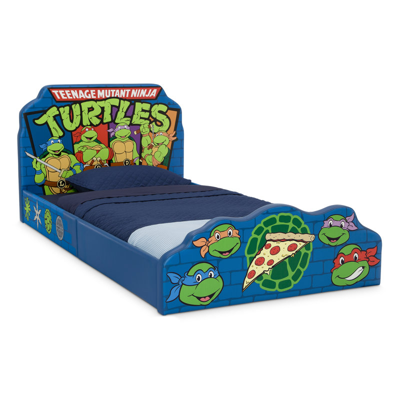 Delta Children Teenage Mutant Ninja Turtles Upholstered Twin Bed By ...