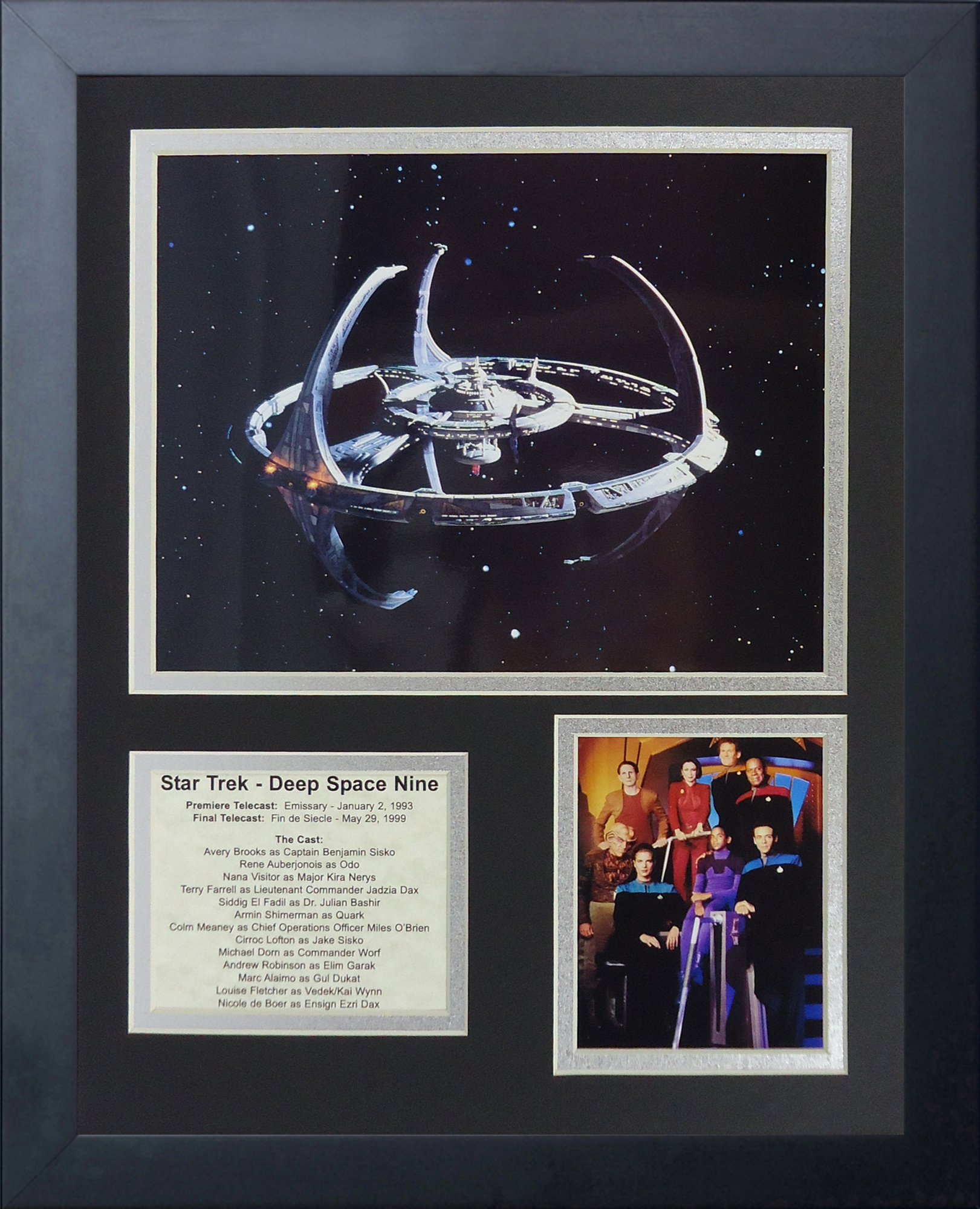 Legends Never Die Deep Space Nine Framed Memorabilia | Wayfair