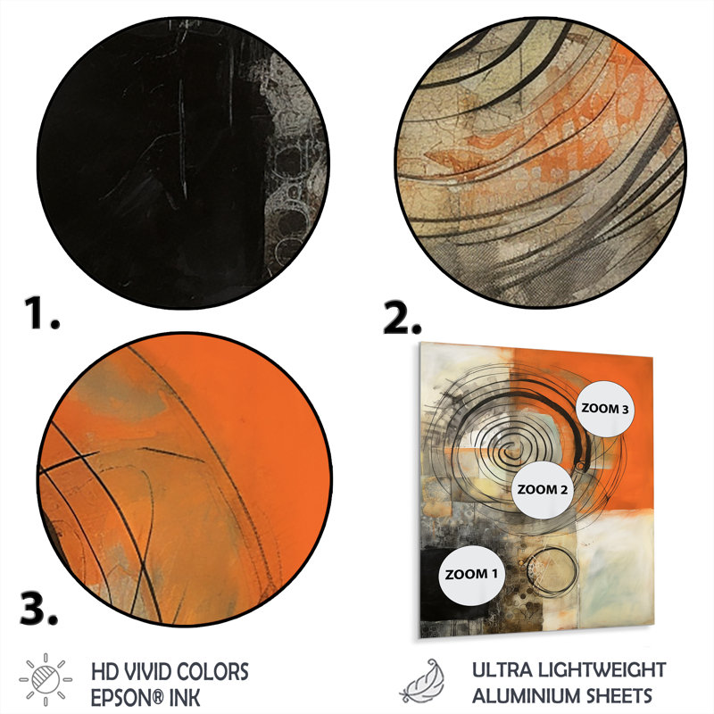 Ivy Bronx Mid Century Chromatics IV - Modern Midcentury Metal Wall ...