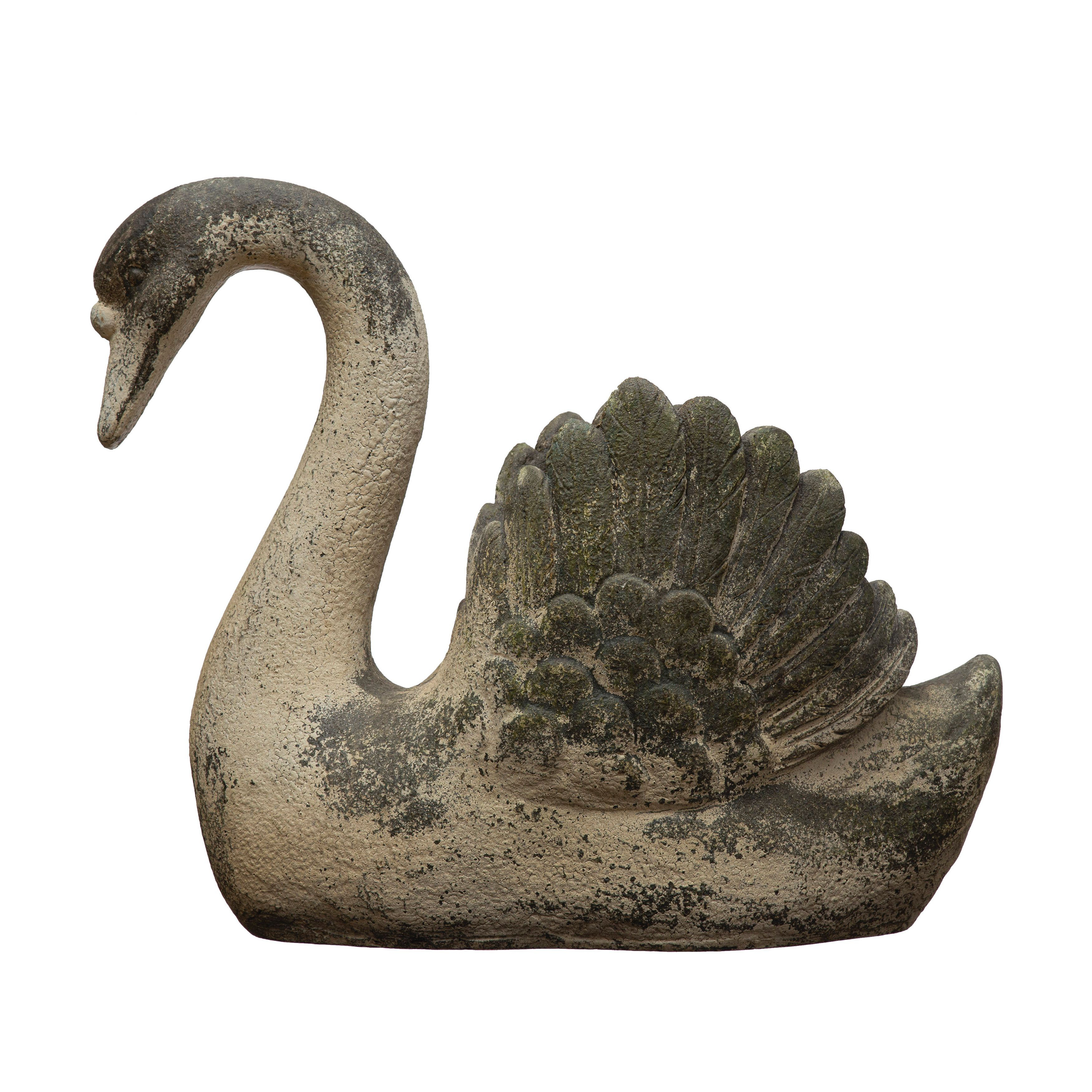 Wildon Home® Arkie Swan Stone Statue Planter | Wayfair