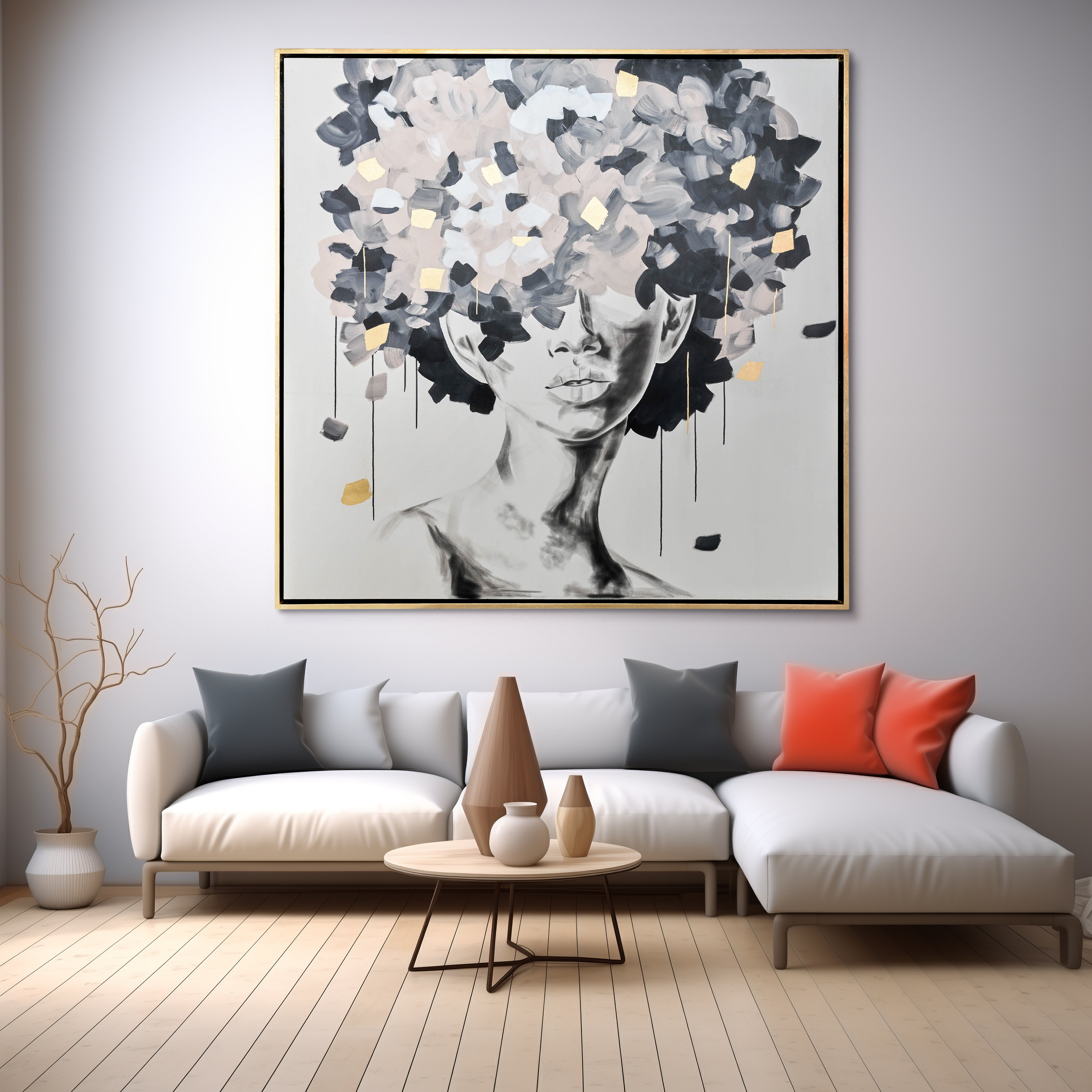Willa Arlo™ Interiors Modern Contemporary Idyll Woman Canvas Artwork ...