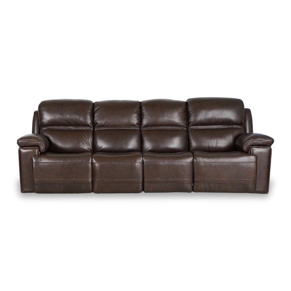 Lucky Star 109.25'' Leather Power Reclining Sofa | Wayfair