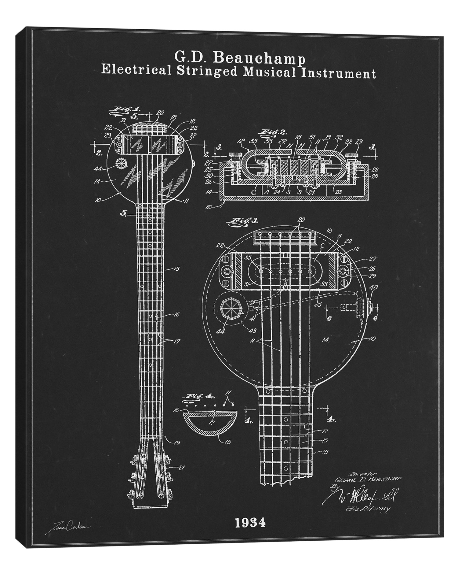 Jaxson Rea 'G.D. Beauchamp Electrical Stringed Musical Instrument' by ...