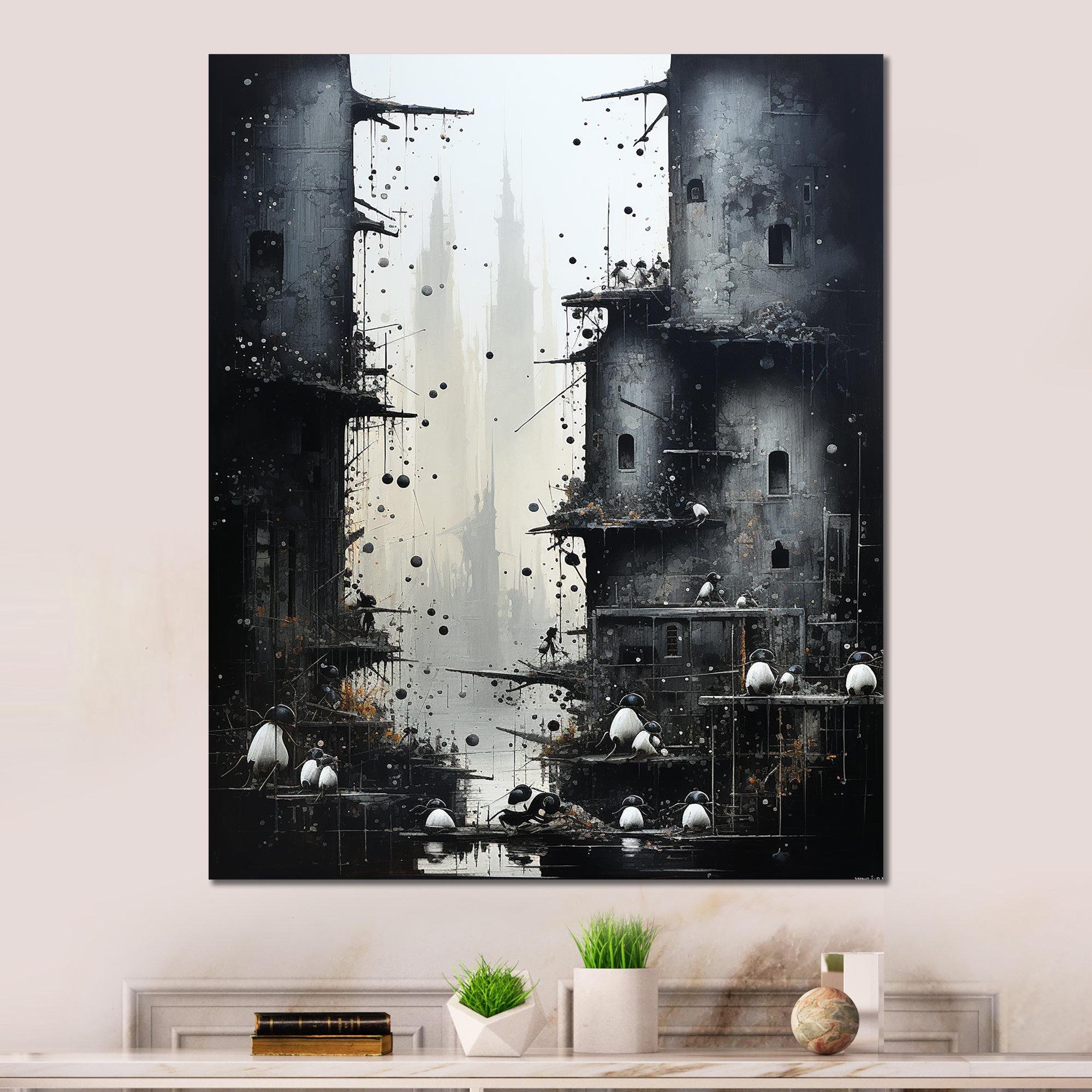 Wrought Studio - Abstract Landscapes Metal Wall Print - Wayfair Canada