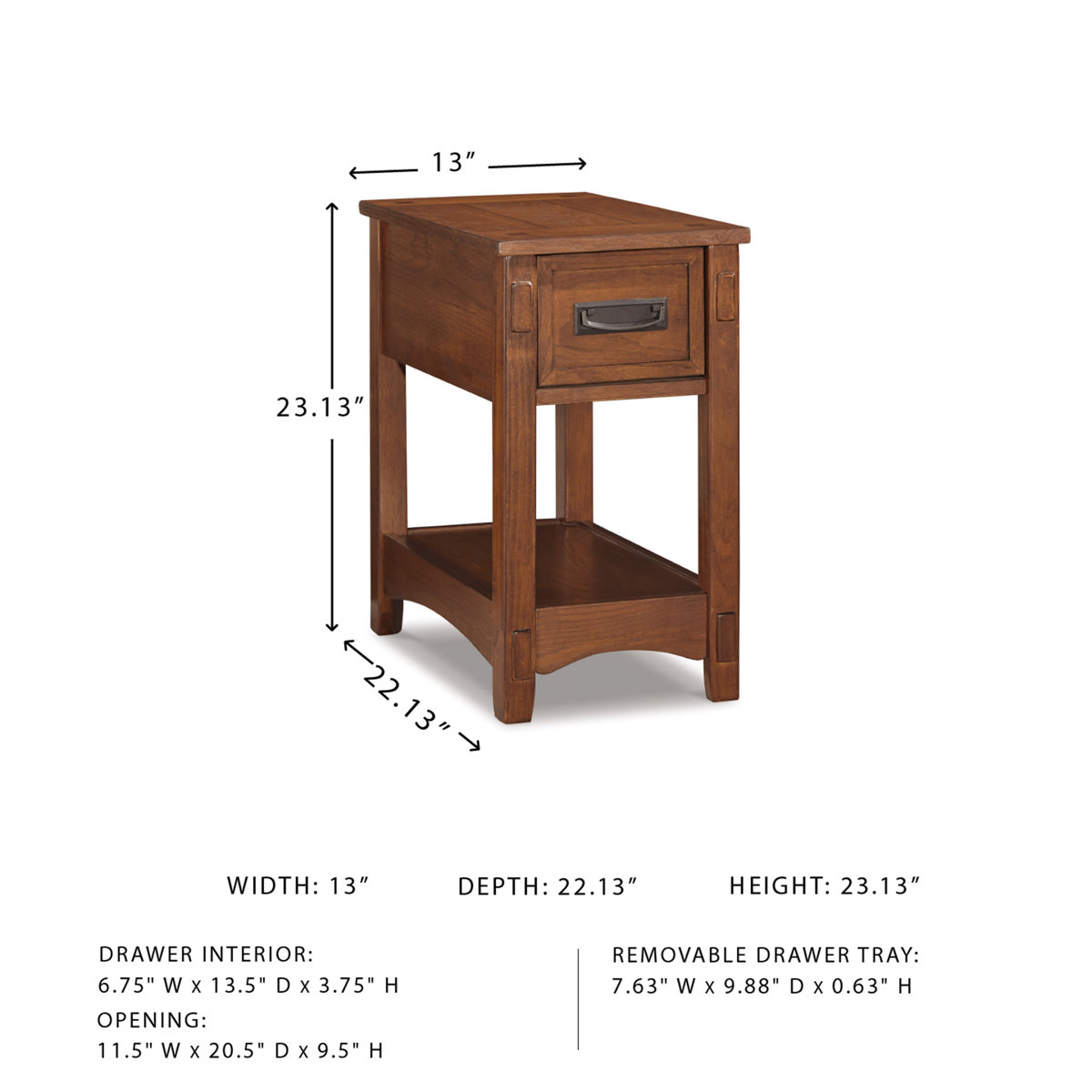 Darby Home Co Hancock End Table with Storage & Reviews | Wayfair