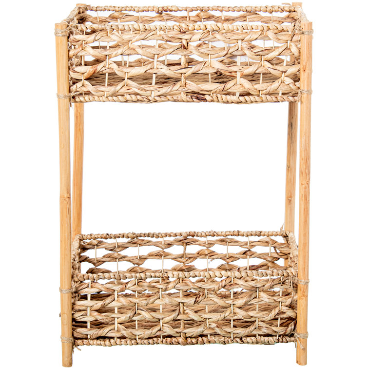 Bay Isle Home Allam 44cm W Wicker / Rattan Shelving Unit | Wayfair.co.uk